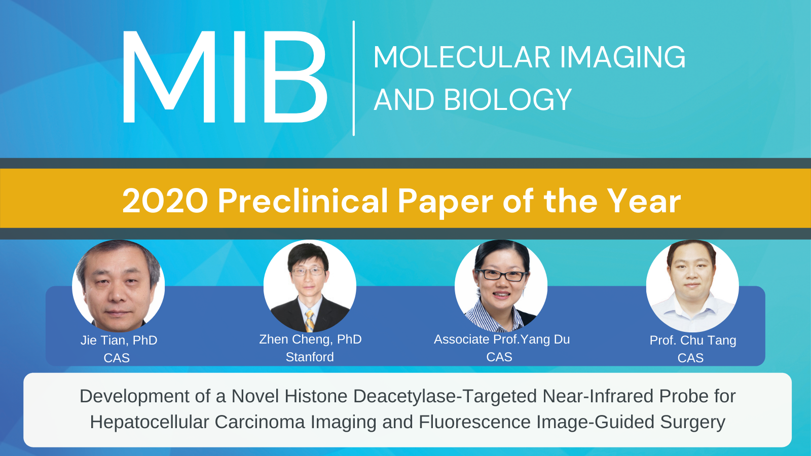 Journal: Molecular Imaging and Biology | World Molecular Imaging Society